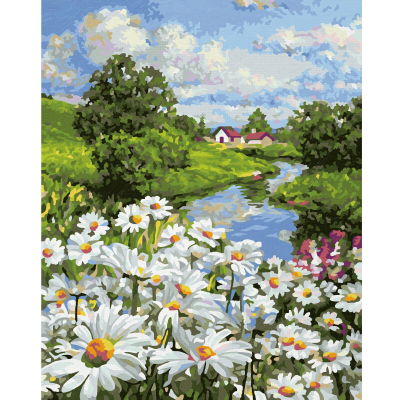 Mageritenwiese - Schipper Malen nach Zahlen 24 x 30 cm, 21,99