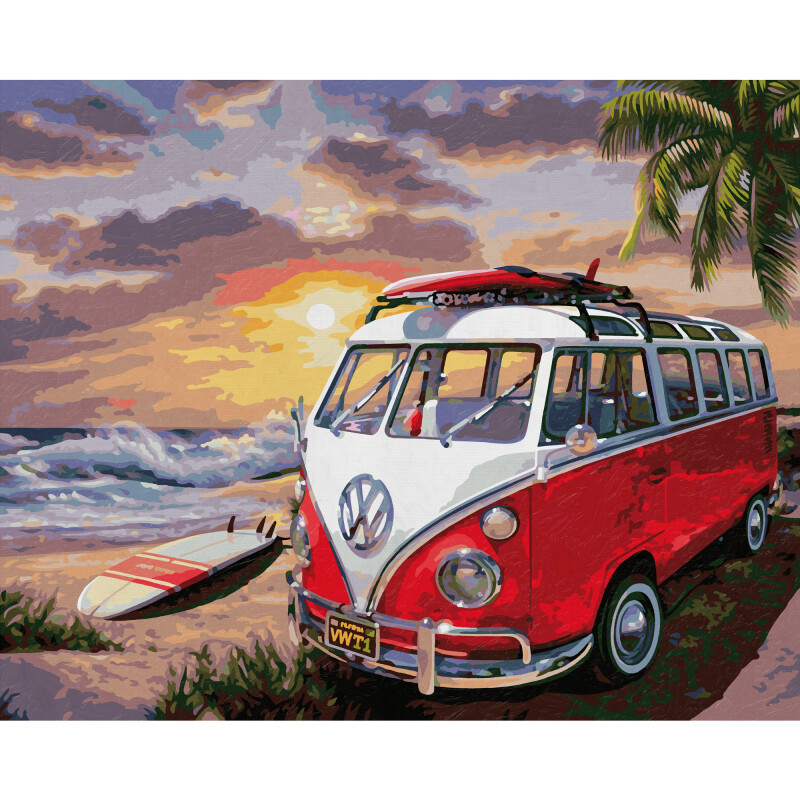 Volkswagen T1 - Schipper Malen nach Zahlen Meisterklasse Premium 40x50, 37,99