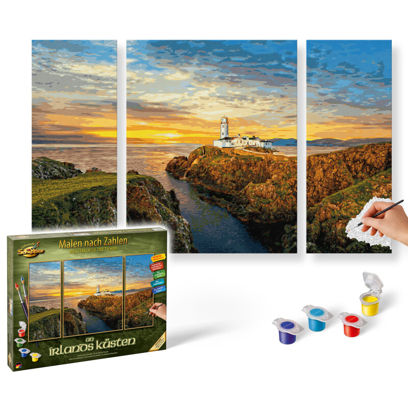 An Irlands Küsten - Schipper Malen nach Zahlen Meisterklasse Triptycho, 51,99