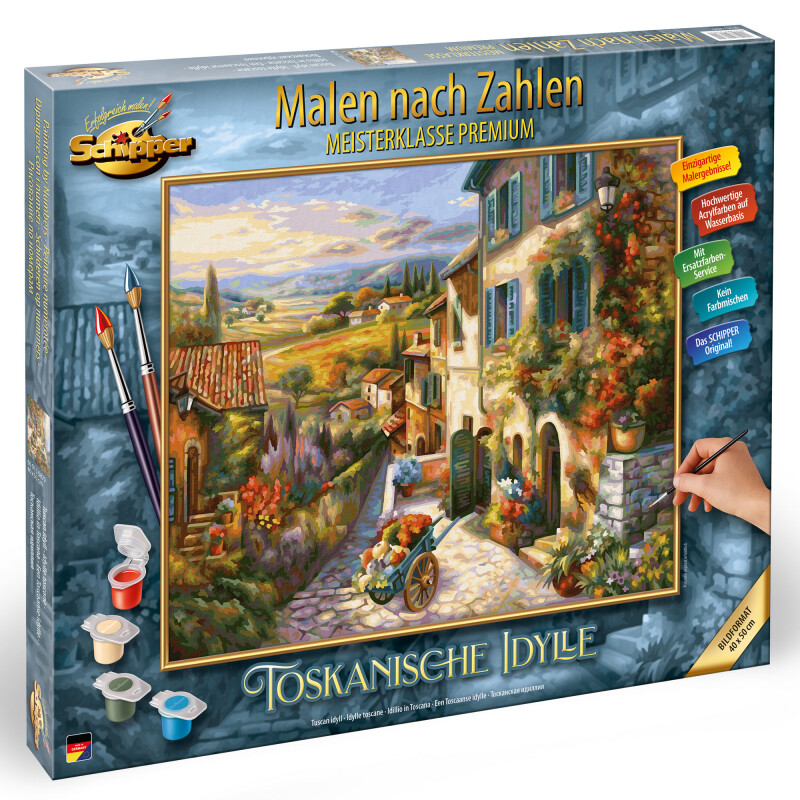 Toskanische Idylle - Schipper Malen nach Zahlen Meisterklasse Premium , 38,99